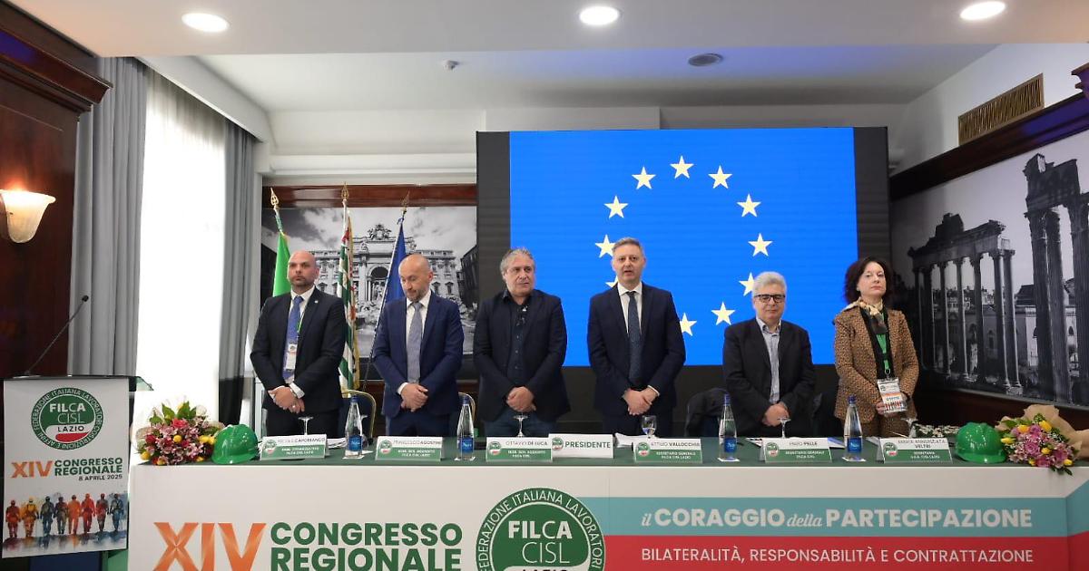 Filca Cisl Lazio, il congresso regionale: Francesco Agostini eletto ...