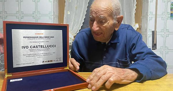 Il centenario Ivo Castellucci personaggio 2024 - Latina Oggi